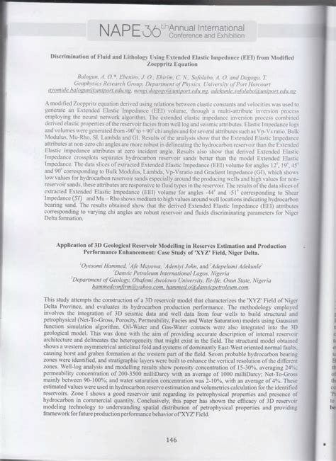 Pdf Application Of 3d Geological Reservoir Modelling In Reserves