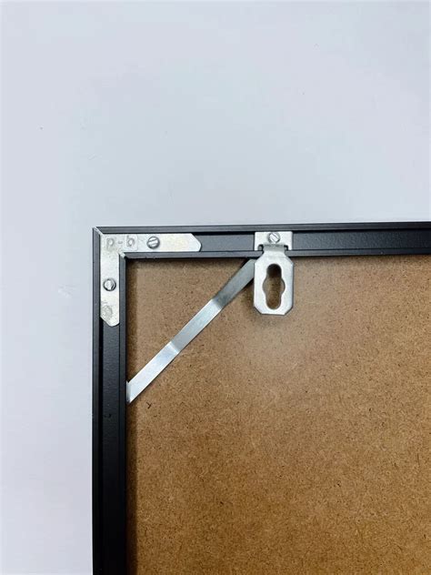 Рамка алюминиевая настенная формата А4 210х297 мм фоторамка черная для постеров для