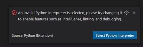 Select Interp Says Python Not Installed Issue Microsoft Vscode Python Github