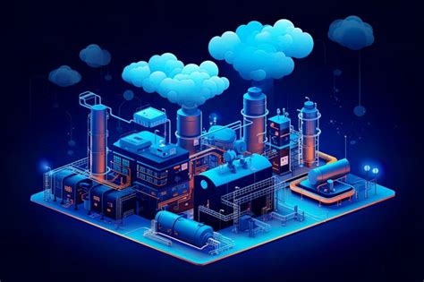 Premium Ai Image Generative Ai Illustration For Infrastructure As A Service Cloud Computing