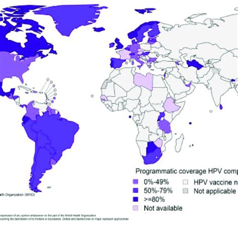 Hpv Coverage Estimates Available For 75 Member States Figure