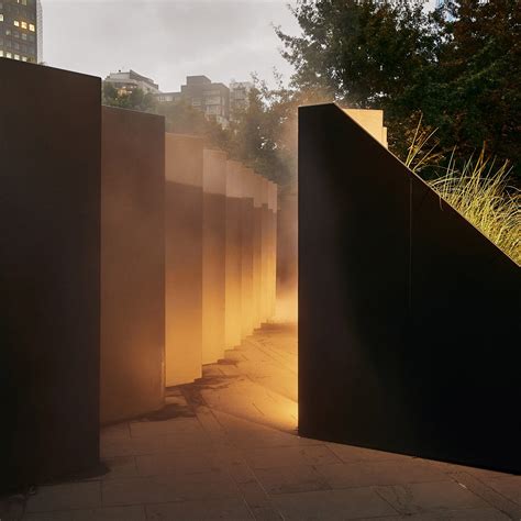 Muir And Openwork Create Mist Filled Chasm At National Gallery Of
