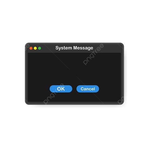 Vector Icon Depicting A System Error And Interface Failure With An Error Message Alert In A