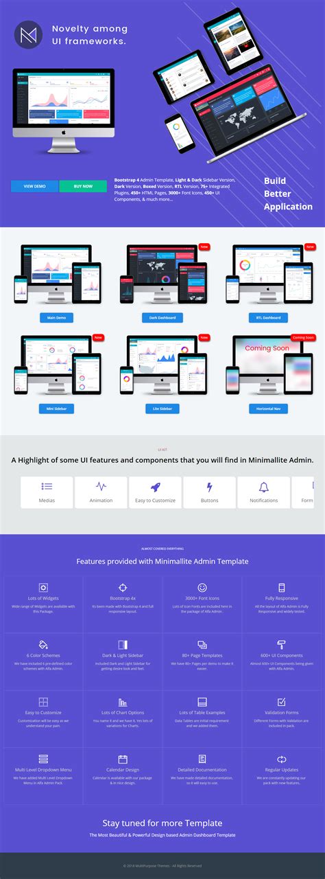 Minimal Lite Responsive Bootstrap 4 Admin Dashboard And Webapp Templates Dashboard Template