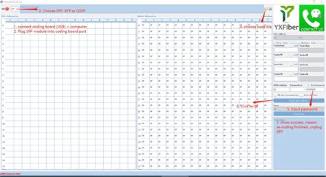 Optical Transceiver Module Sfp Qsfp Xfp Eeprom Programmer