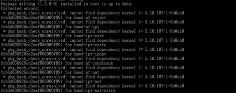 openwrt self compiled firmware stack overflow