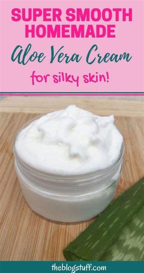 Homemade Aloe Vera Face Cream Recipe To Prevent Wrinkles Dry Skin Aloe Vera Face Cream Aloe