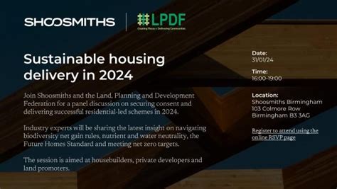 Daniel Halstead On Linkedin Event Delivering Sustainable Housing In An Uncertain World