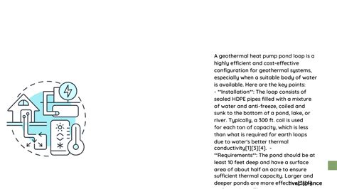 Geothermal Heat Pump Pond Loop Complete Technical Guide For Efficient Renewable Energy Hvac