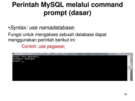 Ppt Database Mysql Powerpoint Presentation Free Download Id5610785