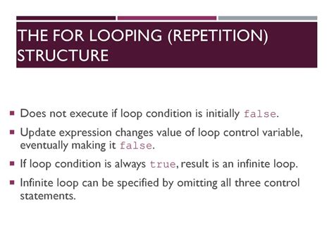 control statements loops ppt download