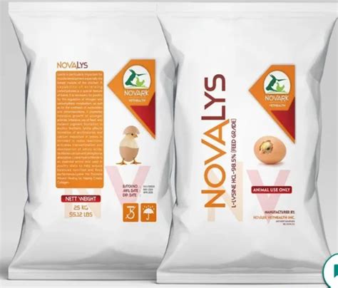 Powder L Lysine Hydrochloride Packaging Size 25 Kg Packaging Type