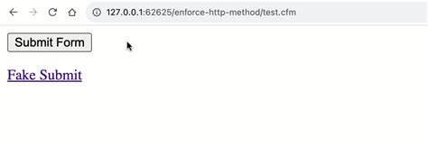 Enforcing The Request Method In Coldfusion