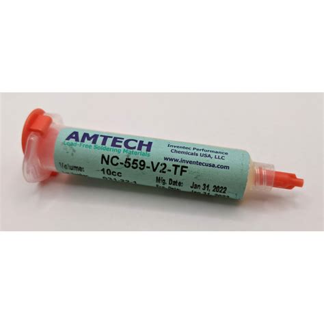 AMTECH NC-559-V2-TF No-Clean Tacky Flux, 10cc