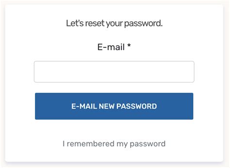Change Password Serviceform Documentation