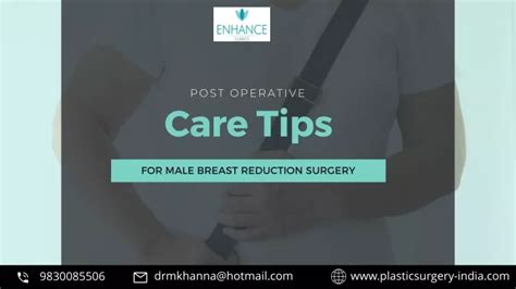 Ppt Vital Post Operative Care Tips For Male Breast Reduction Surgery