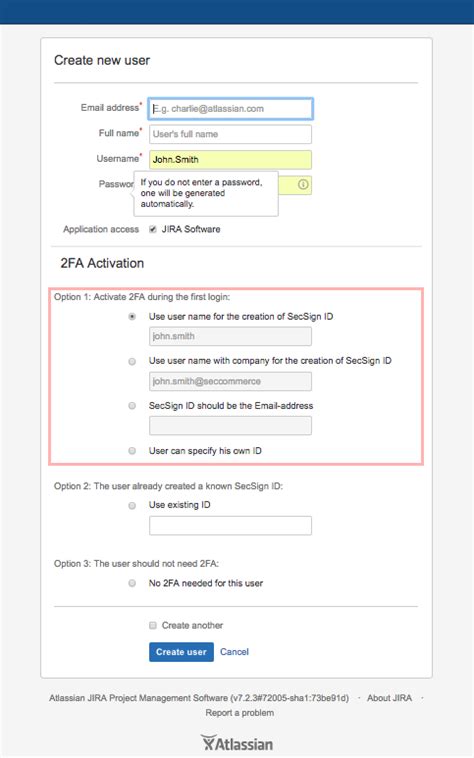 Jira Two Factor Authentication Secsign 2fa