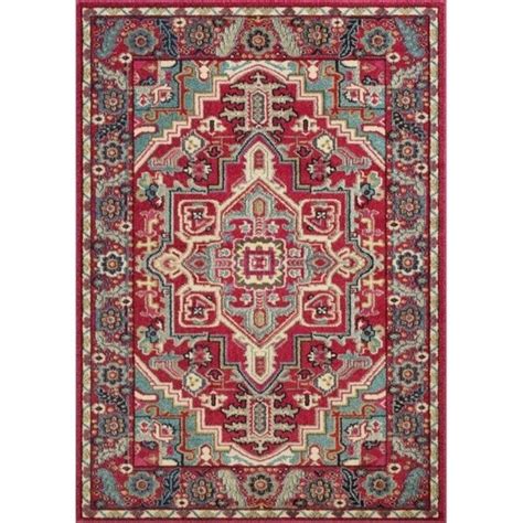 Avalon Rugs Malayer Bohemian Gypsy Collection Area Rug 8x10 Cherry