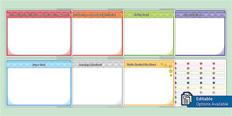 Zone Board Behaviour Chart