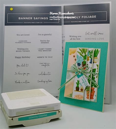 Stampin Up Banner Sayings For Fun Fold Friday Creative Stamping Designs