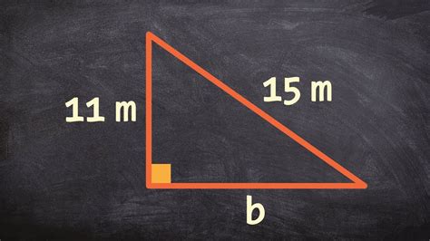 Given two sides of a triangle determine the missing length - YouTube