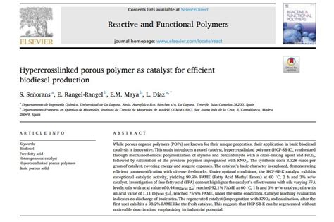 Catco2nvers On Linkedin Hypercrosslinked Porous Polymer As Catalyst