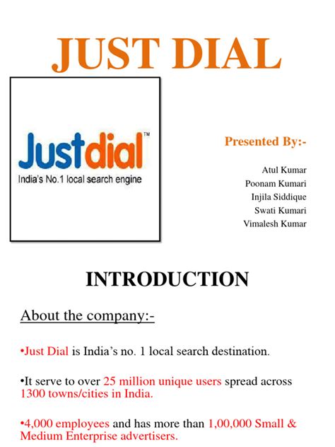 Just Dial Pdf