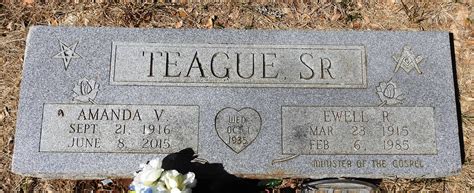 Rev Ewell Ray Teague Sr 1915 1985 Find A Grave Memorial