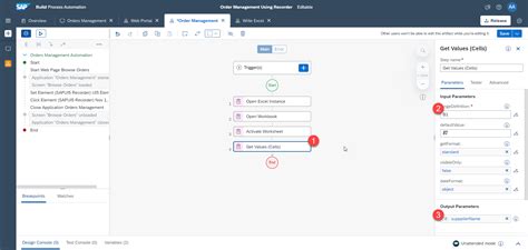 Automate The Extraction Of Order Details In Orders Management Application SAP Tutorials