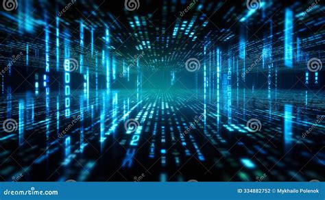 Scientific Technology Data Binary Code Network Conveying Connectivity