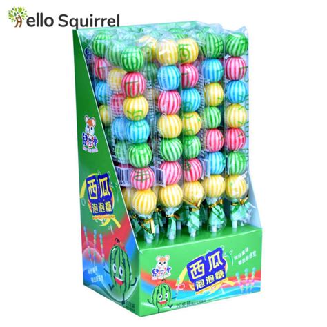 空心西瓜泡泡糖串串泡泡糖口香糖hollow Watermelon Bubble Gum String Bubble Gum Chewing Gum 8090 Nostalgic Snacks