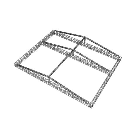 Roof Structure System 10 X15 Meters 3d Model Turbosquid 1987329