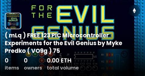 Mlq Free 123 Pic Microcontroller Experiments For The Evil Genius By Myke Predko Vo9g 75