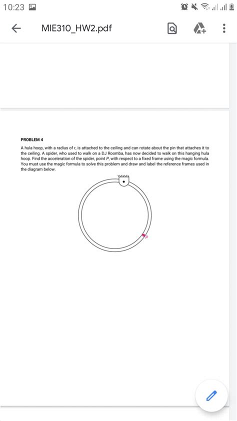Answered Problem 4 A Hula Hoop With A Radius Of… Bartleby