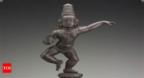Tamil Nadu Police Trace Stolen Dancing Krishna Idol To Us Museum Chennai News Times Of India