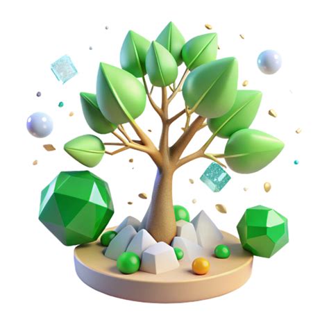 Stunning Rustic Growing Tree Sapling Isolated With Green Leaves Premium