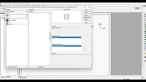 Full Adder Multisim Circuit Youtube