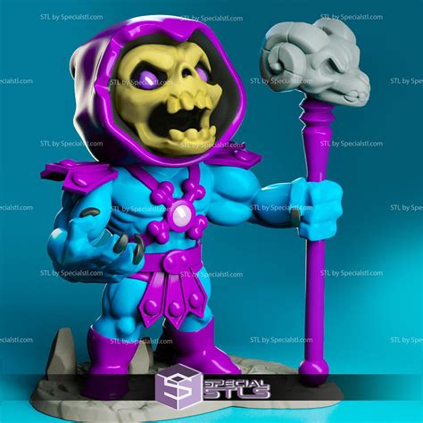 Chibi Stl Collection Skeletor Chibi Specialstl