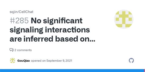 No Significant Signaling Interactions Are Inferred Based On The Input