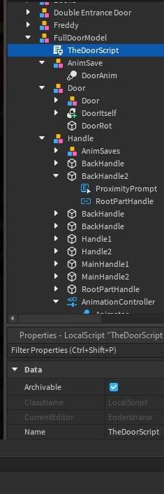 How Do I Can Play Animation Of Objects Such As Parts Or Doors Made In