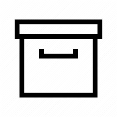 Archive Box File Mail Storage Icon Download On Iconfinder