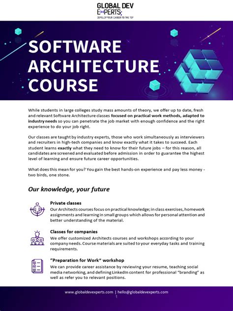 Software Architecture Course Syllabus Gde Pdf Machine Learning