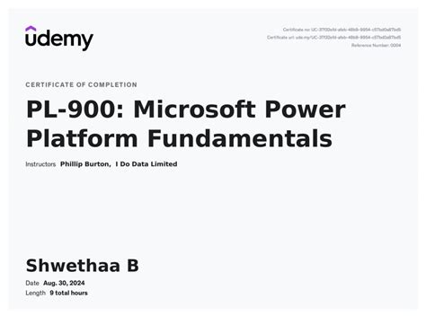 Shwethaa Baskaran On Linkedin Microsoft Powerplatform Certification