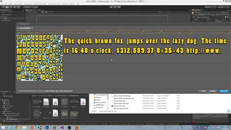 RELEASED Sprite Font Builder Community Showcases Unity Discussions