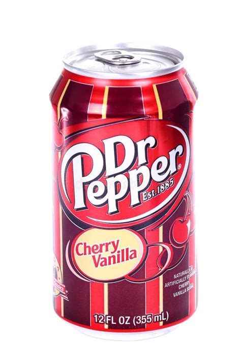 Dr Pepper Cherry Vanilla editorial stock photo. Image of cutout - 127777718