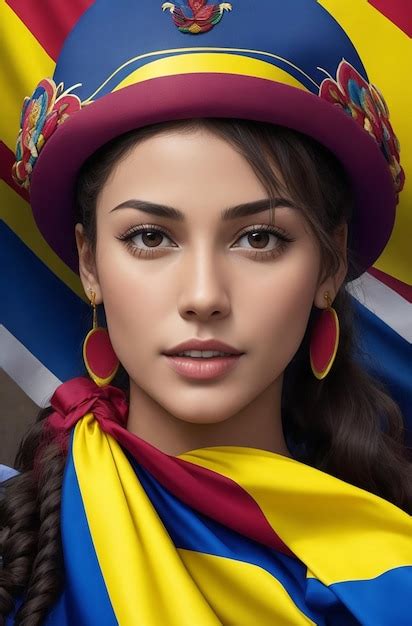 Premium Ai Image Colombian Girl