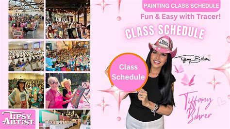 Class Schedule Tipsyartist