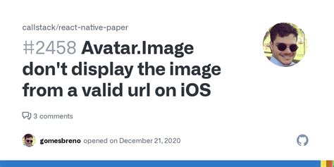 avatar image don t display the image from a valid url on ios · issue