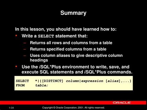 Ppt Writing Basic Sql Select Statements Powerpoint Presentation Free Download Id 5472811
