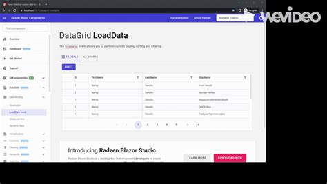 How To Properly Use Custom Filtering By Id In Datagrid Radzenblazor